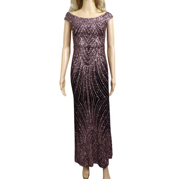 Betsy & Adam | Dresses | New Betsy Adam Womens Sequined Glitter Mermaid ...